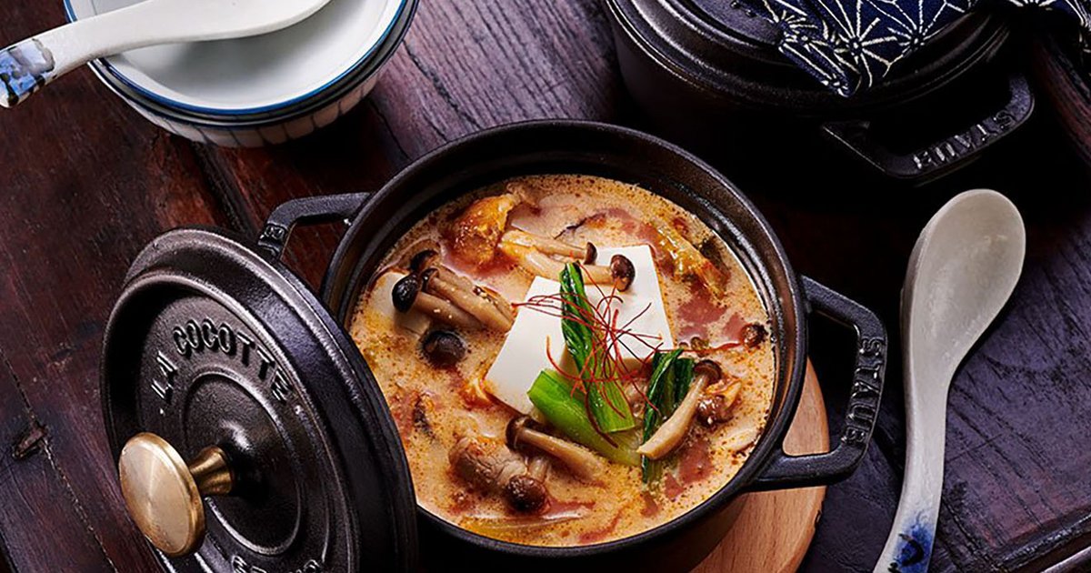 Kimchigryta med sojamjölk | Recept | Kikkoman