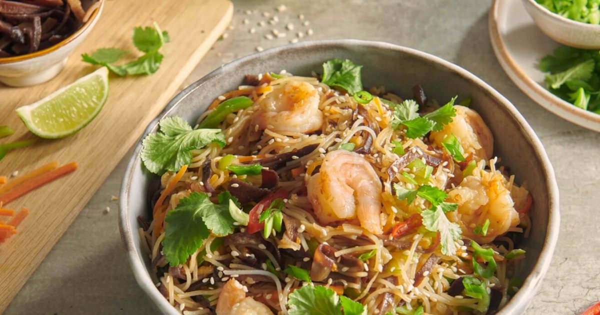 Teriyakiräkor med mun mushrooms/black fungus (eller annan valfri svamp ...